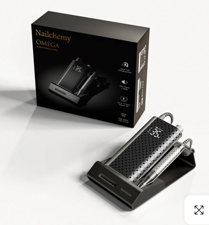 Nailchemy Omega • Cordless Brushless Professional E-File – The Nail Source